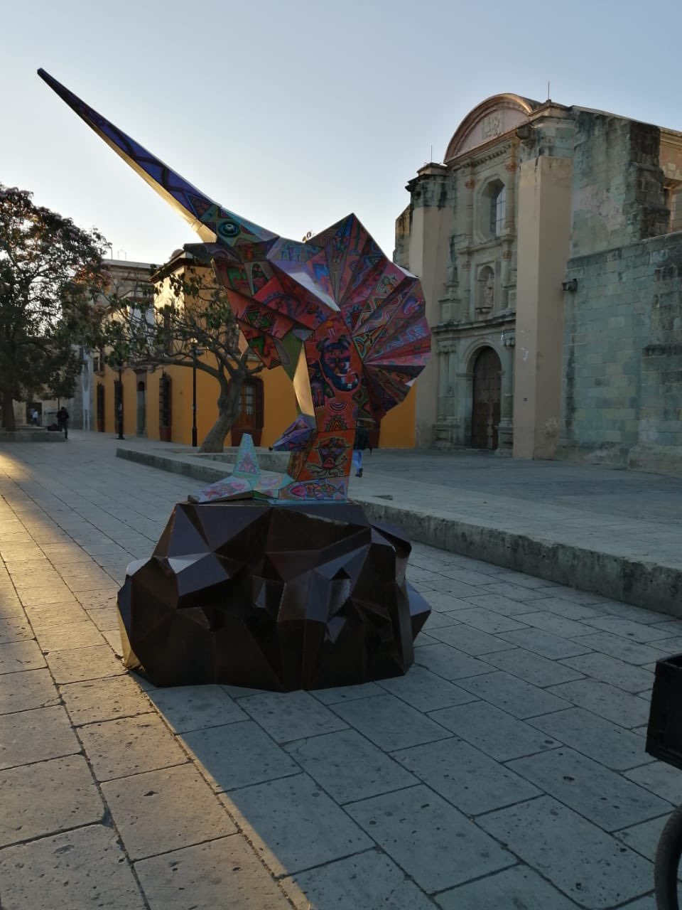 Instalan obras de Andriacci en el Centro Histórico